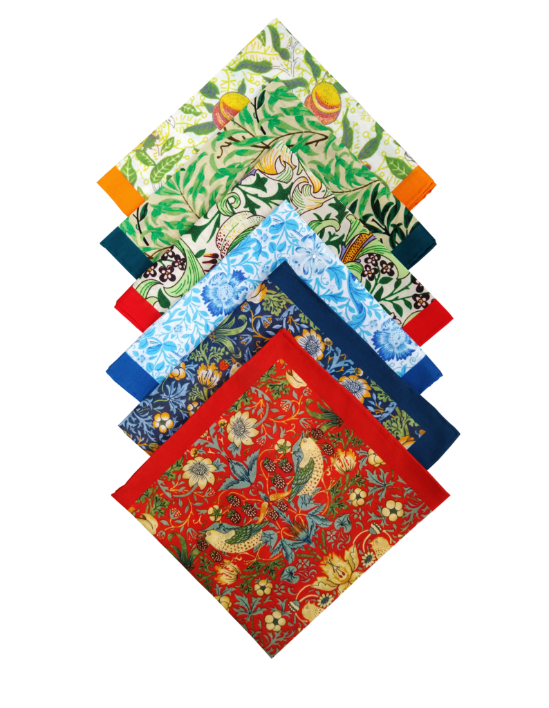 William Morris - Handkerchiefs - Surrey Linen Company